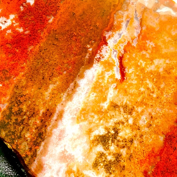 Accents | Oregon Maury Mountain Moss Agate Jasper Slab Slice Rock Stone ...